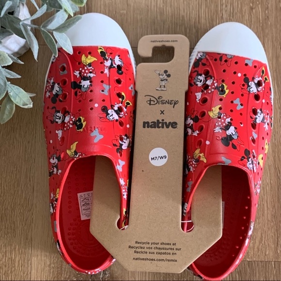 Native Shoes | Shoes | Nwt Disney Natives Minnie Mouse M7w9 | Poshmark